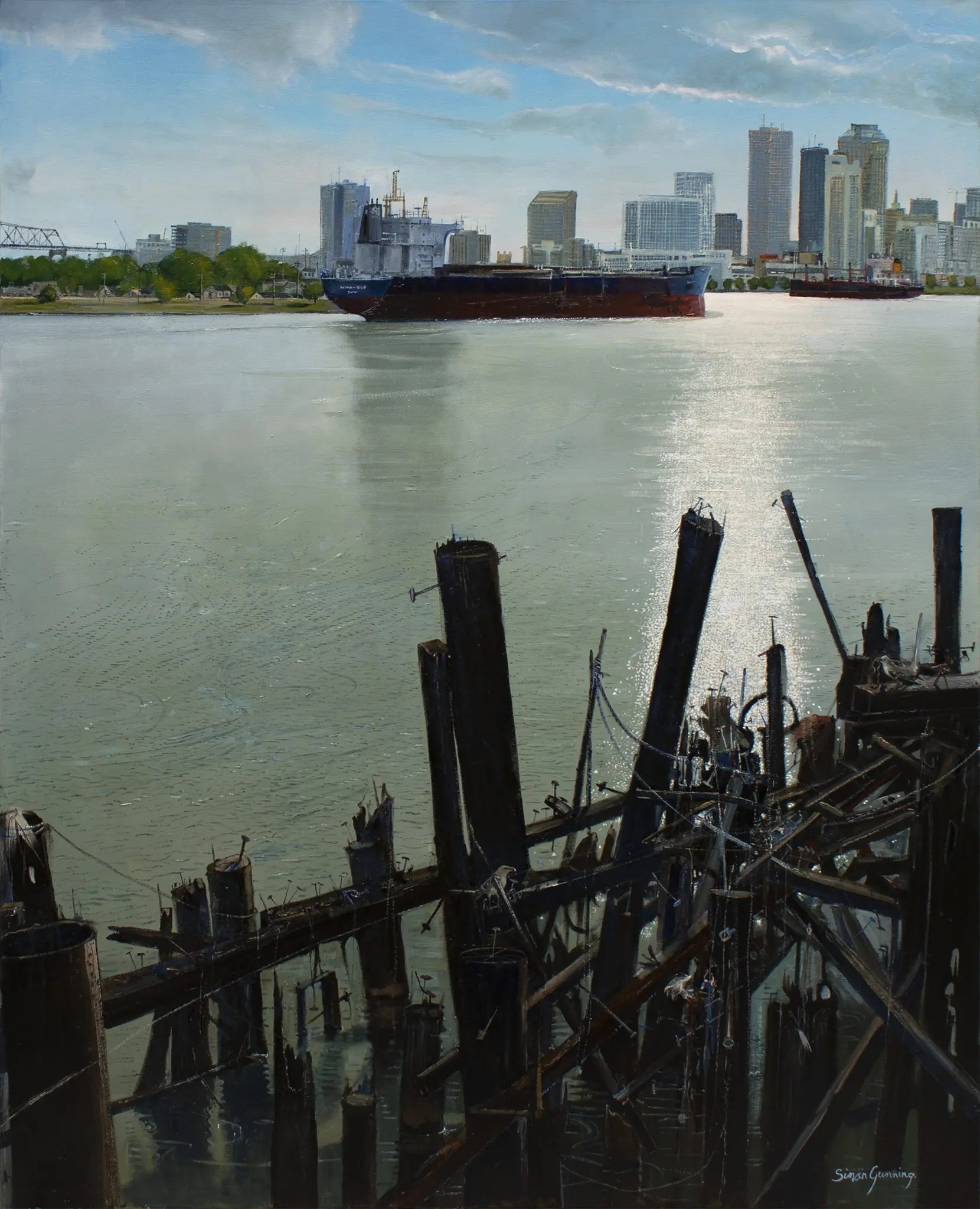 Simon Gunning - Meet Me by the River - Arthur Roger Gallery