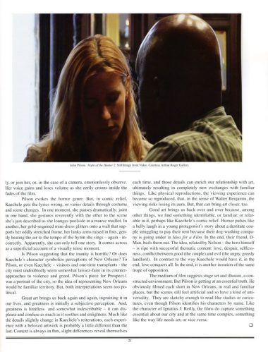 "John Pilson," New Orleans Art Review - Fall/Winter 2011-2012 - Arthur ...