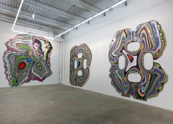 "Beautiful, flow-triumphant Pour Paintings by Holton Rower on show in ...