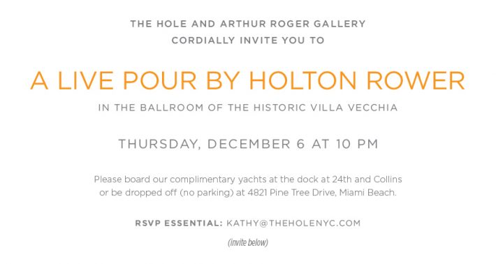 A Live Pour By Holton Rower - Arthur Roger Gallery